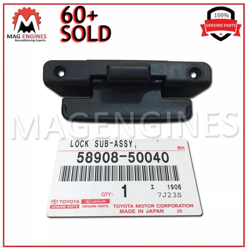 58908-50040 GENUINE OEM CONSOLE COMPARTMENT DOOR LOCK SUB-ASSY ...