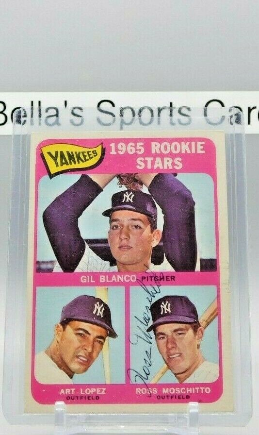 1965 Topps #566 Gil Blanco / Art Lopez / Ross Moschitto NYY Rookie ...