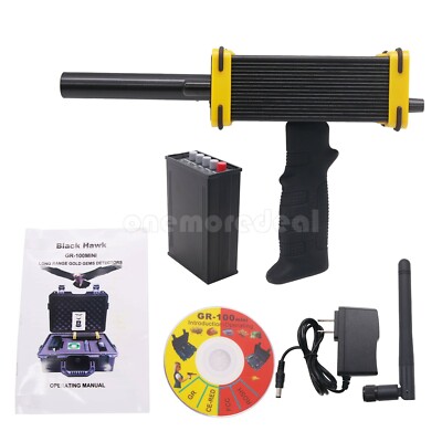 mini GR100 Long Range Gold Metal Detector Finder for Silver Gold dl45 ...