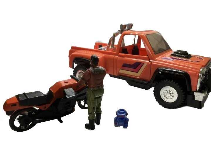 Kenner M.A.S.K Firecracker Pick up Truck/ Recon vehicle & Hondo Maclean ...
