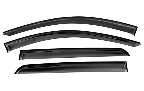 Front Rear Window Visor Vent Rain Wind Guard Shade For 18-23 Chevy ...