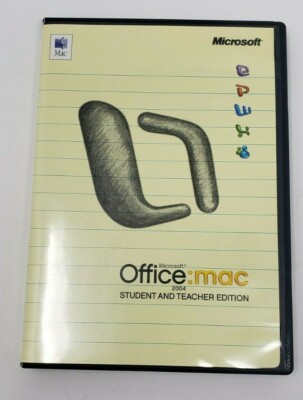 Microsoft Office 2004 Student & Teacher Edition (MAC), Mac OS X, w/ 2 ...