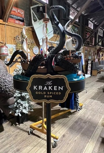 Kraken Rum Octopus Tentacle Pirate Ship Pole Topper STORE DISPLAY Man Cave | eBay
