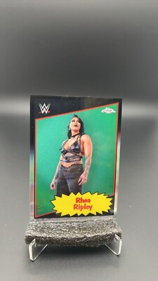 2025 Topps Chrome WWE Rhea Ripley 1985 Black Refractor /10 85TC-RR 2509 ...