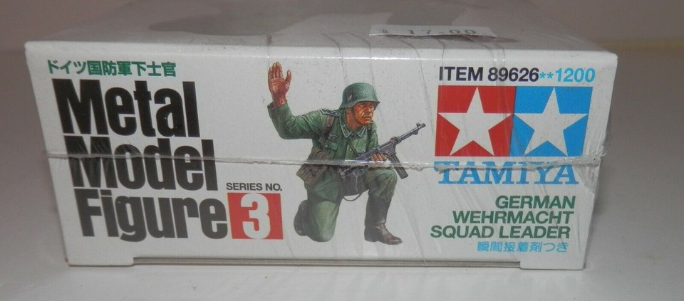 Tamiya 1:25 Metal Model Figure German Wehrmacht Squad Leader #89626 NIB ...
