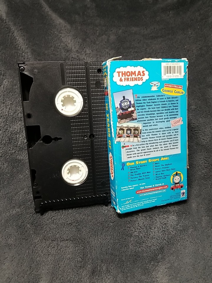 10 YEARS OF THOMAS THE TANK ENGINE& FRIENDS VHS COLLECTOR'S EDITION ...