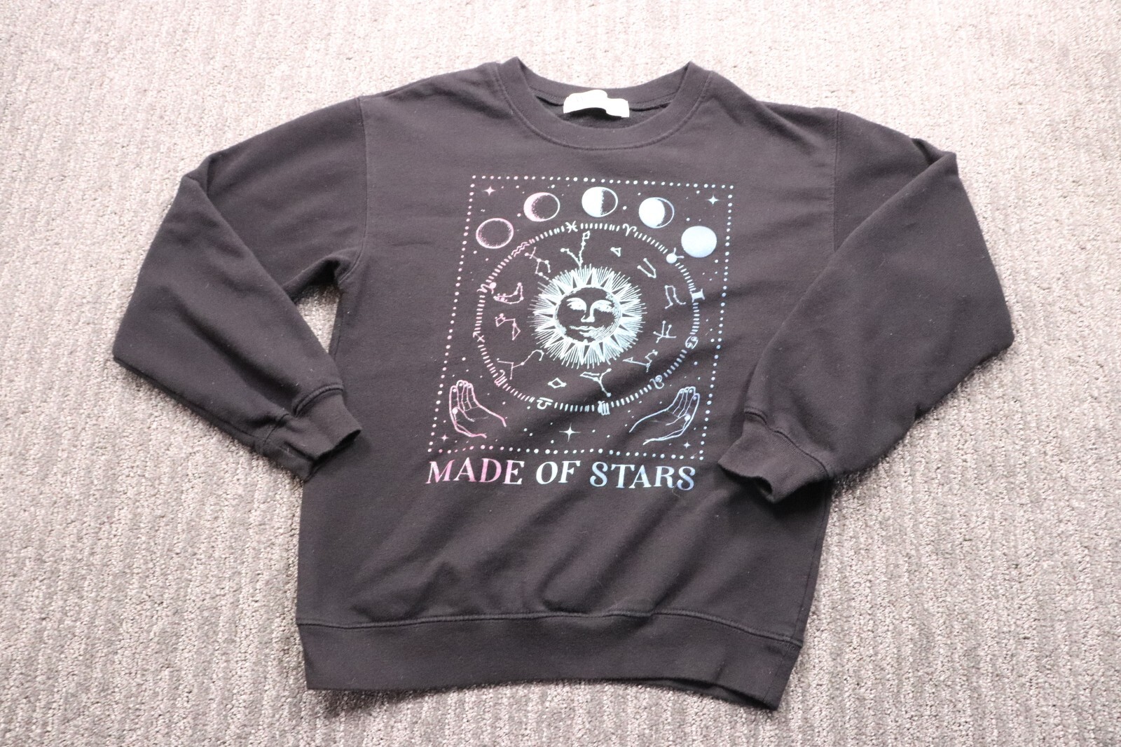 Wound Up Tarot Astrology Chart Women's Crew Neck Swea… - Gem