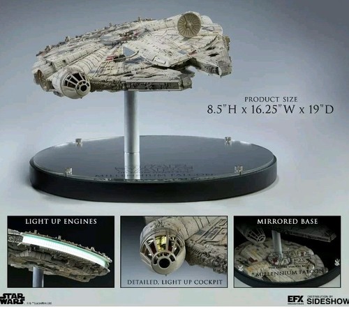 EFX Collectible Star Wars Millennium Falcon Die Cast Replica Empire ...