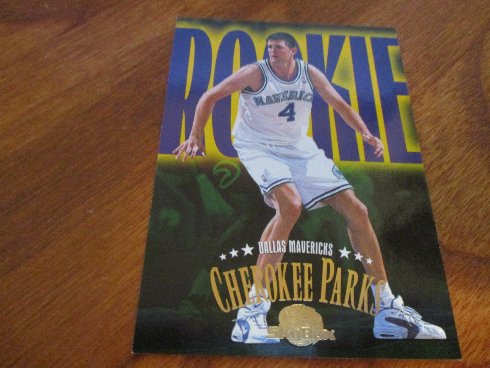 cherokee parks (dallas mavericks - f) 1995/96 skybox ROOKIE card #224 ...