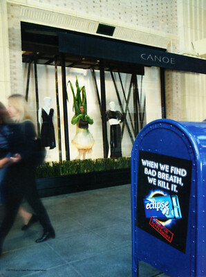 ECLIPSE GUM AD #06 MAGAZINE promo AD 2002 WHEN WE FIND BAD BREATH, WE ...