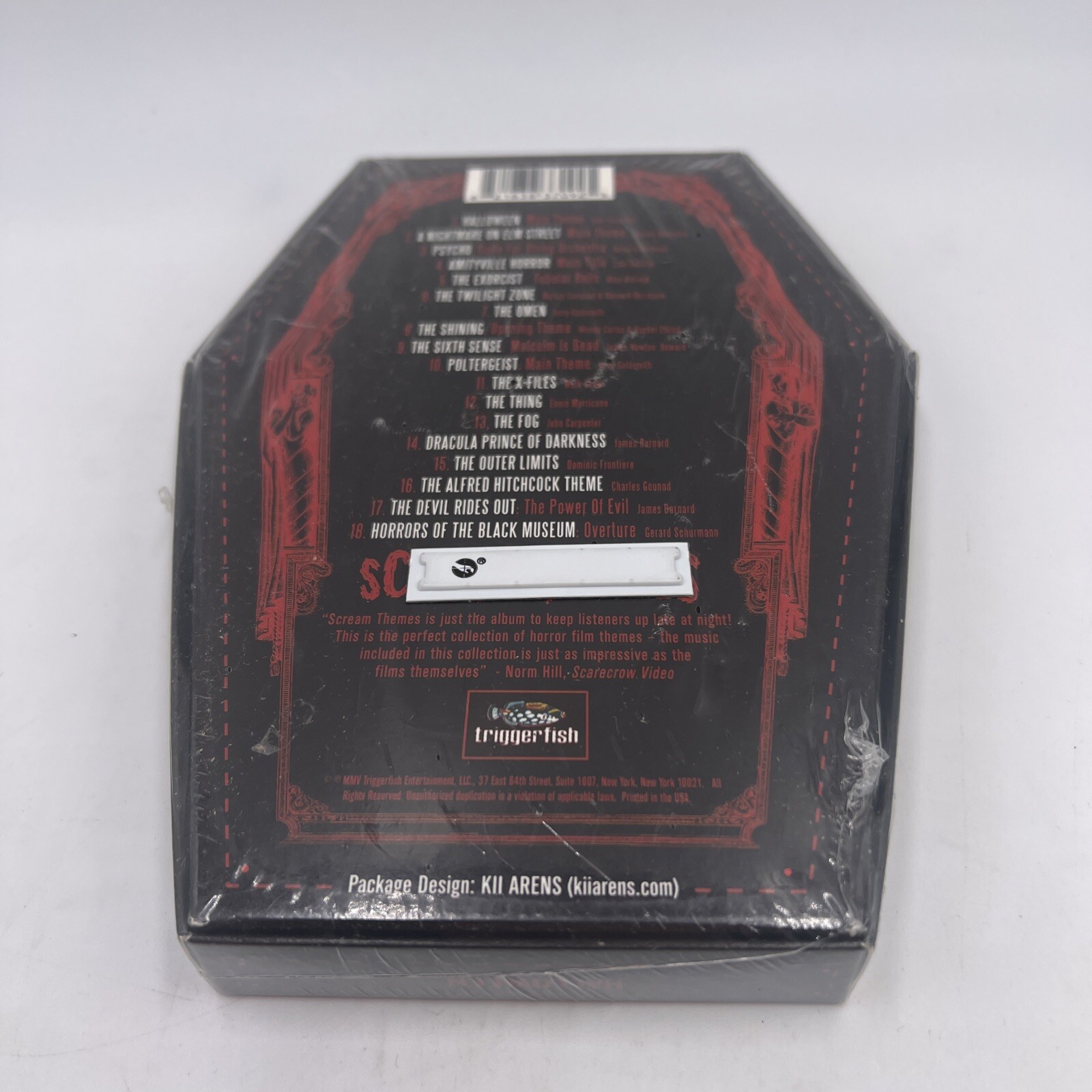 Scream Themes Halloween Movie Music CD in Coffin Case 18 Terrifying ...