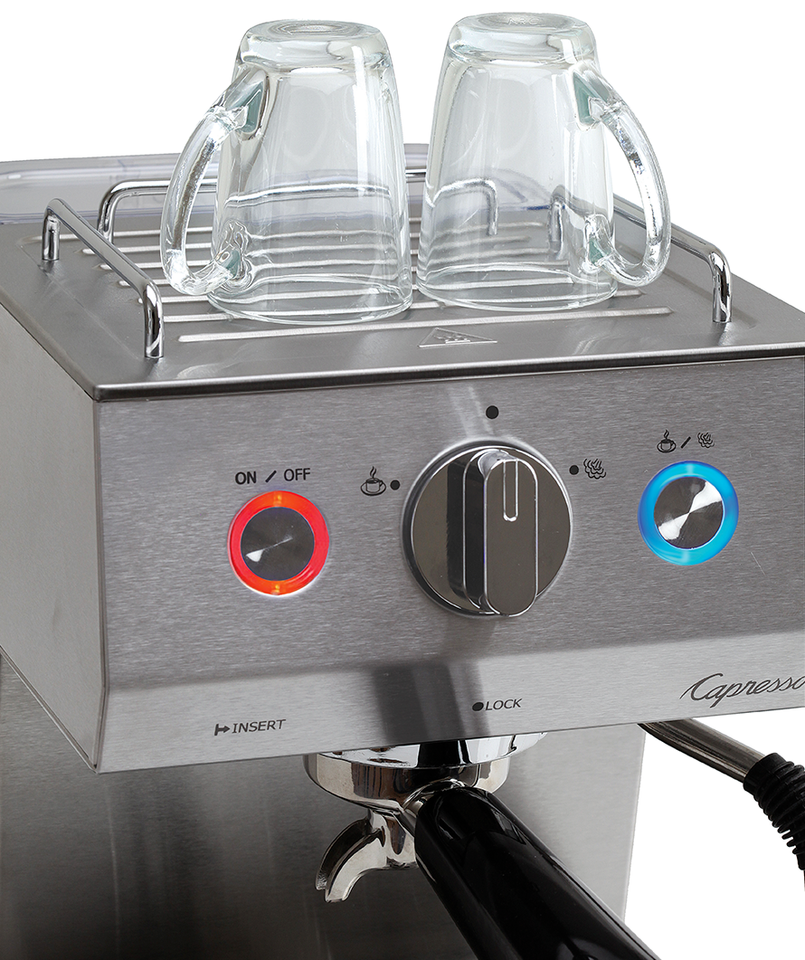 Capresso Cafe Select Professional Stainless Steel Espresso & Cappuccino ...