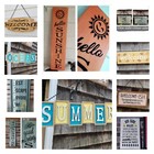 Handmade Redneck Wind chime Natural wooden wood Outdoor Chain hanging ...