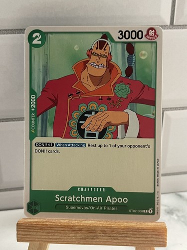 Scratchmen Apoo - ST02-008 - NM - One Piece TCG | eBay