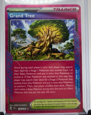 Pokémon TCG - Grand Tree - 136/142 - Ace Spec Rare Trainer -Stellar ...