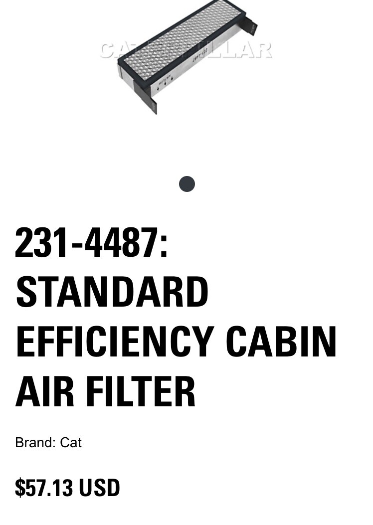 Caterpillar Oem Panel Filter 231-4487. Cat Nos Panel Filter 2314487. | eBay