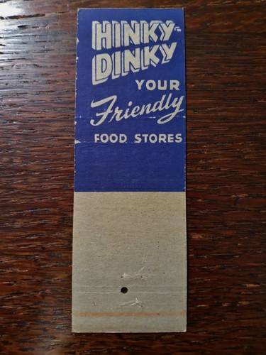 Vintage Matchcover: Hinky-Dinky Food Stores, Omaha, NE | eBay