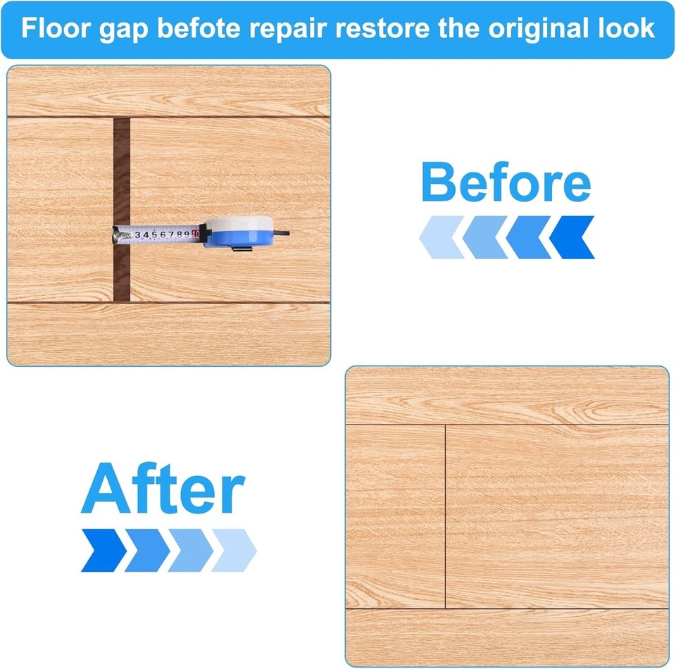Laminate Floor Gap Fixing Tool - Complete with Suction Cup & Plastic ...
