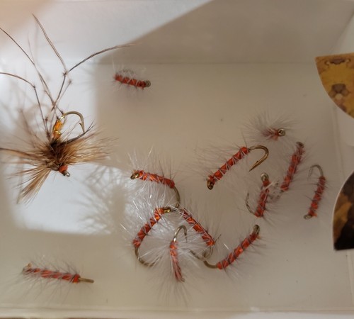 Orange Asher Fishing Flies fly lot | eBay