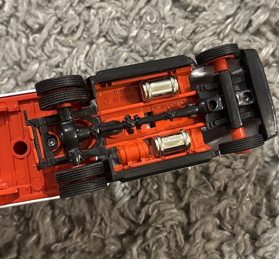 TONKIN CF MOTOR FREIGHT TANDEM WHITE SEMI TRUCK DIECAST SET 1:53 HAULER ...