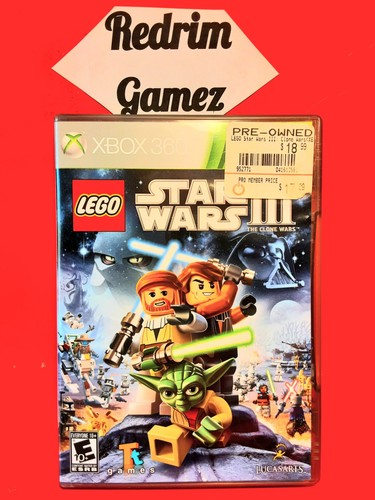 Lego Star Wars III Clone Wars COMPLETE Microsoft XBOX 360 Video Games ...