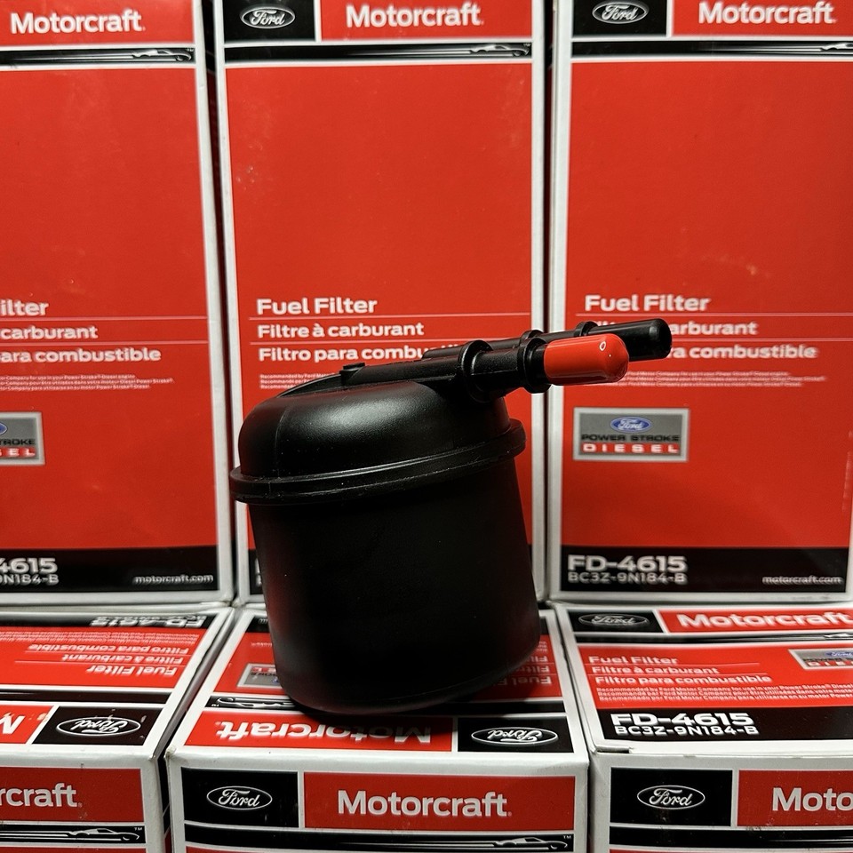4X Genuine Motorcraft FD4615 Diesel Fuel Filter for Ford F-250 Super F ...