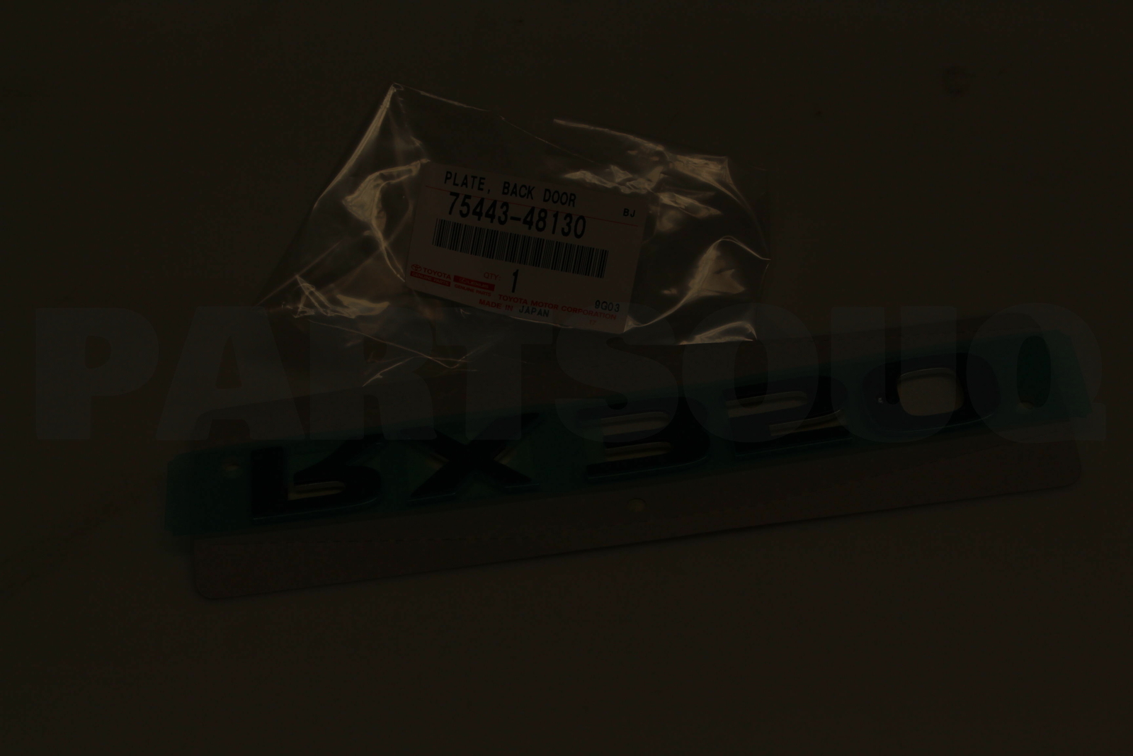 7544348130 Genuine Toyota PLATE, BACK DOOR NAME, NO.3 75443-48130 | eBay