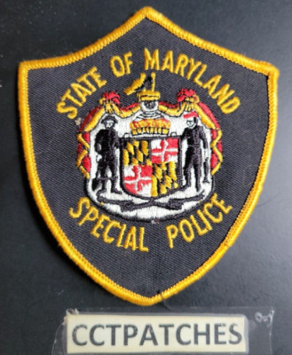 STATE OF MARYLAND SPECIAL POLICE SHOULDER PATCH MD | eBay