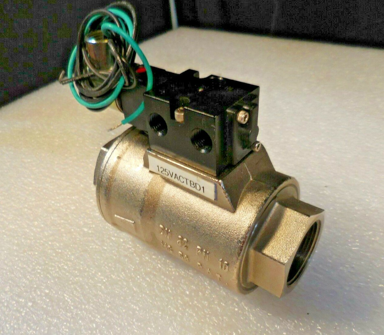 Omal Assured DN 32 PN 10 MS 58 Automation Valve + Versa Pneumatic ...
