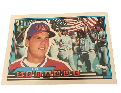 1989 Topps Big - #40 Ed Sprague. US Olympic Team. Toronto Blue Jay ...