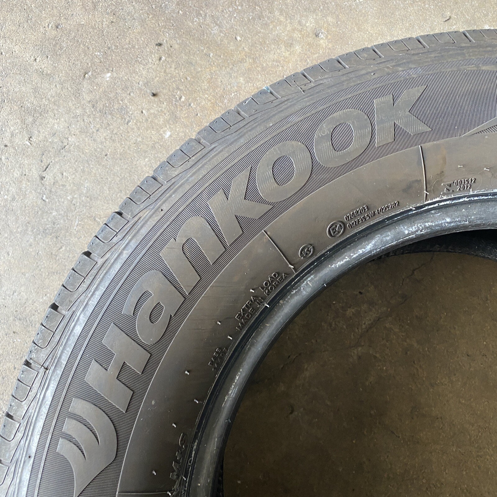 245/65R17 - 1 used tyre HANKOOK DYNAPRO HP2 | eBay