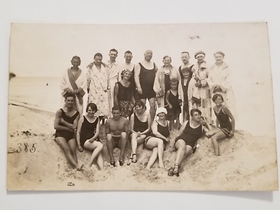 Vintage Antique Real Photo Postcard Germany Swimmers Bathing Suits ...