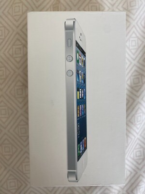 EMPTY BOX ONLY *** Apple iPhone 5th Generation White 16GB Box Model A1429 | eBay