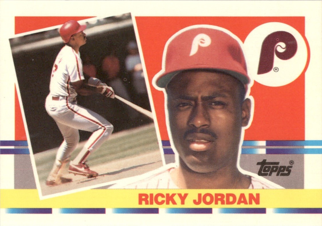 1990 Topps Big Ricky Jordan Philadelphia Phillies #172 | eBay