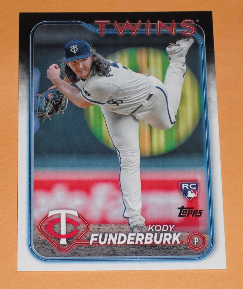 2024 Topps Series 2 Kody Funderburk #538 Rookie Card RC Minnesota Twins ...