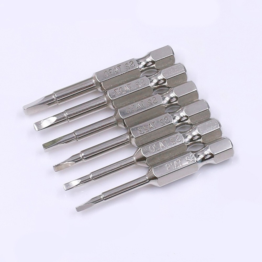 6pcs Drill Bit Magnetic Triangle Security Screwdriver Bits 1/4 inch ...