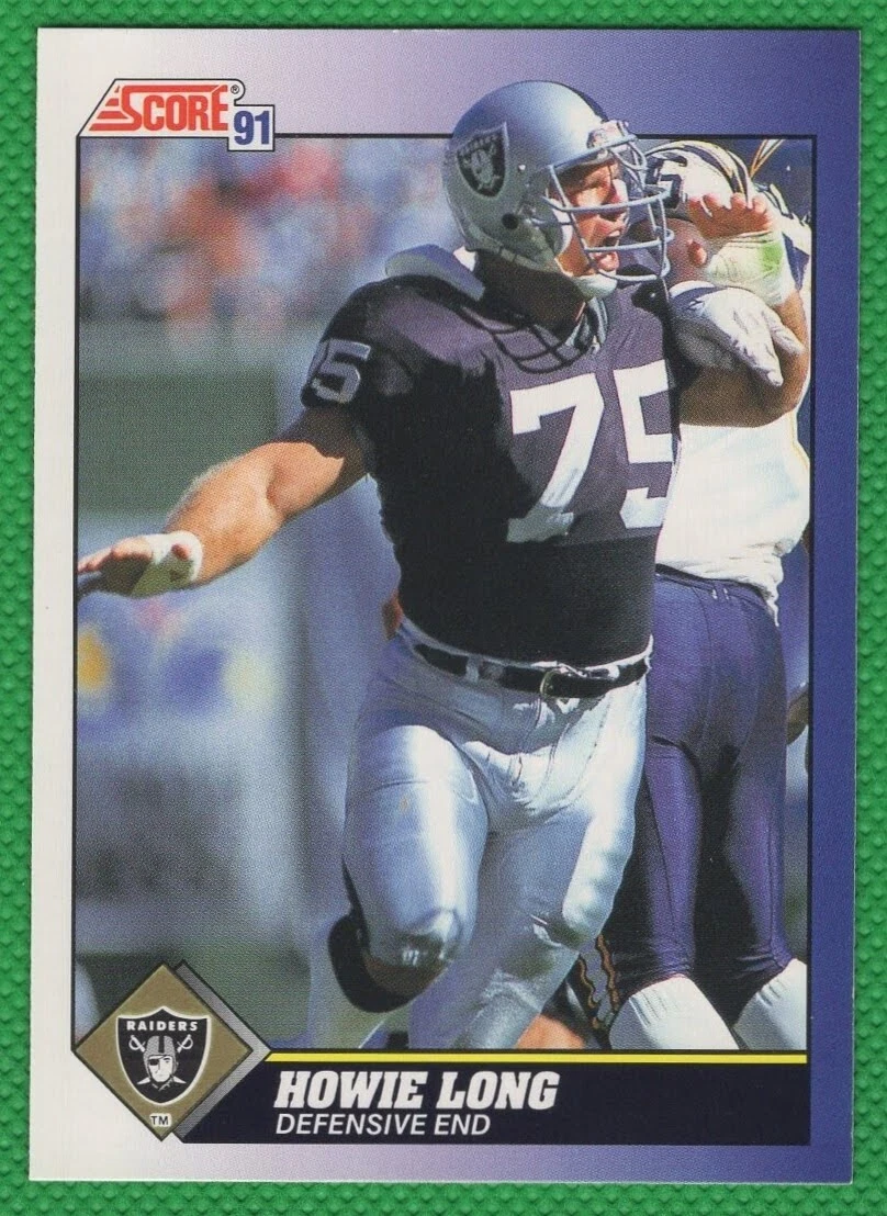 Rare Howie Long Raiders Art Illus Print 12x18 LE 50