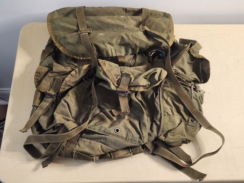 Large US Military ALICE Pack Backpack Rucksack Used LC-1 OD Green Field ...