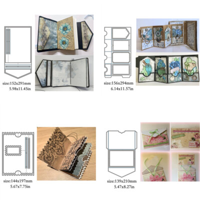 DIY Metal Cutting Dies for Journal Card Making Embossing Scrapbook ...