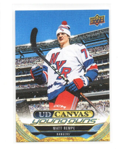 2024-25 Upper Deck MATT REMPE Young Guns Canvas Rookie New York Rangers ...