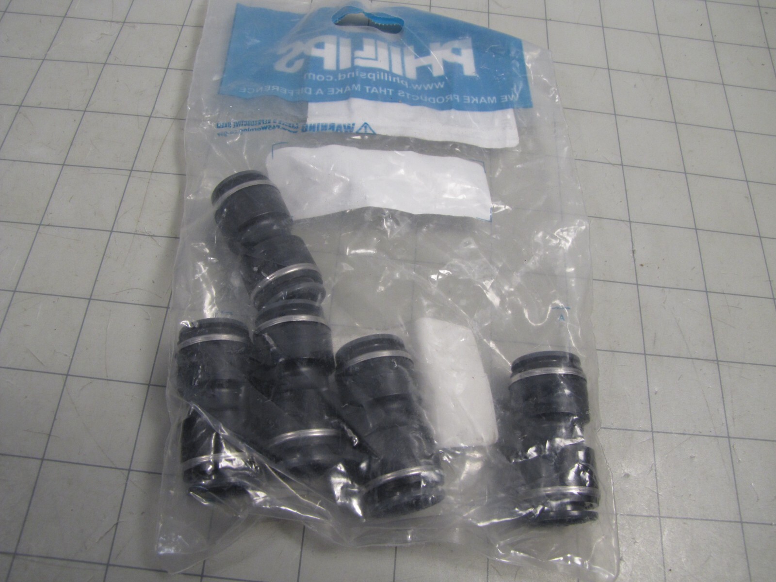 5-pk+Phillips+12-95088+Composite+Fitting+Straight+Union+Push+Lock+1%2F2 ...