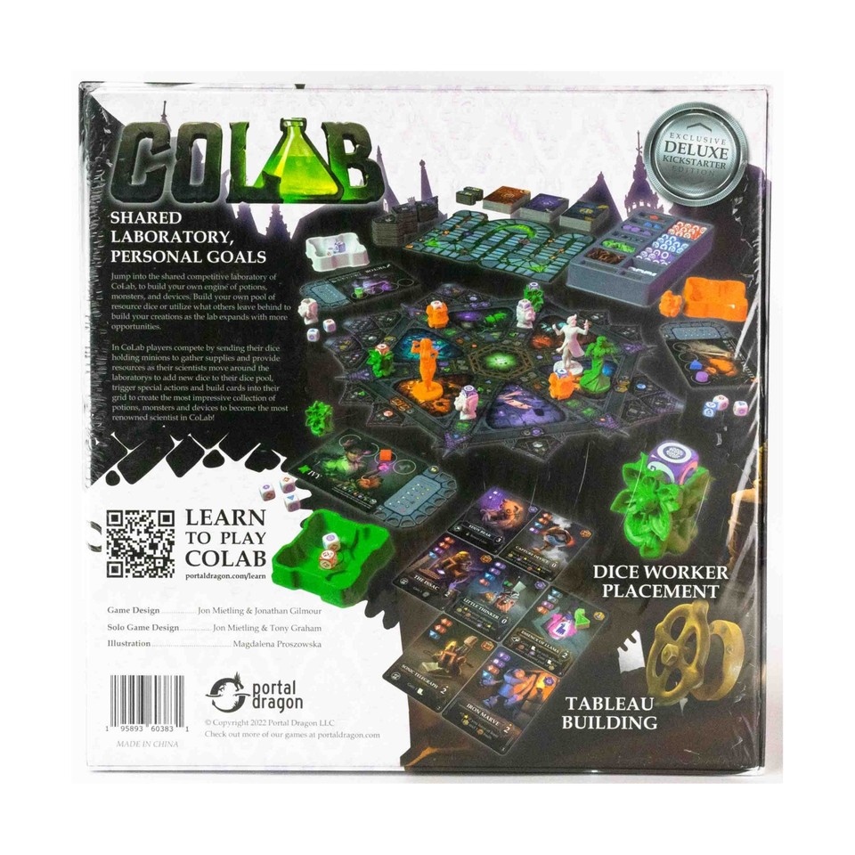 Portal Dragon Games Card Game CoLab (Kickstarter Deluxe Ed) Box VG+/NM | eBay