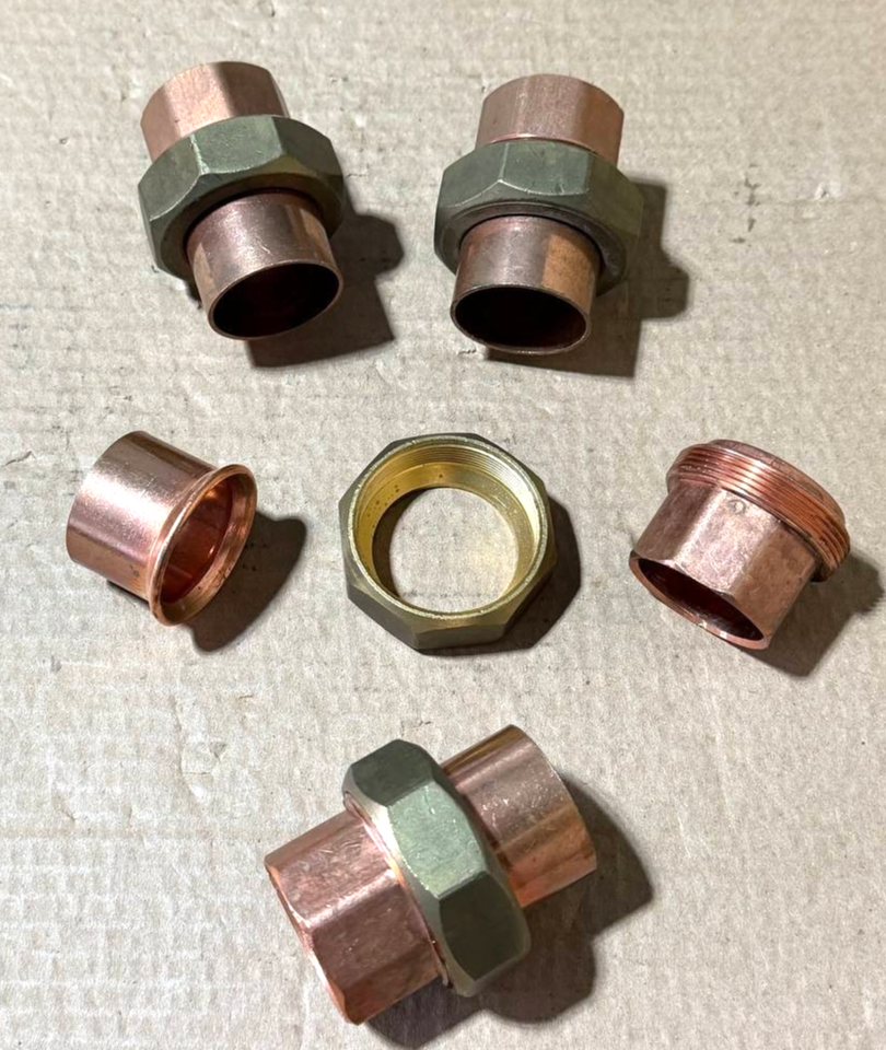 4 Pcs EPC 1" Cooper Slip Union Fittings | eBay