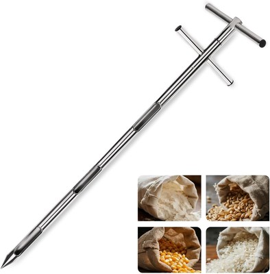 Grain Probe Sampler - 304 Stainless Steel Triple Zone Grain Slot ...