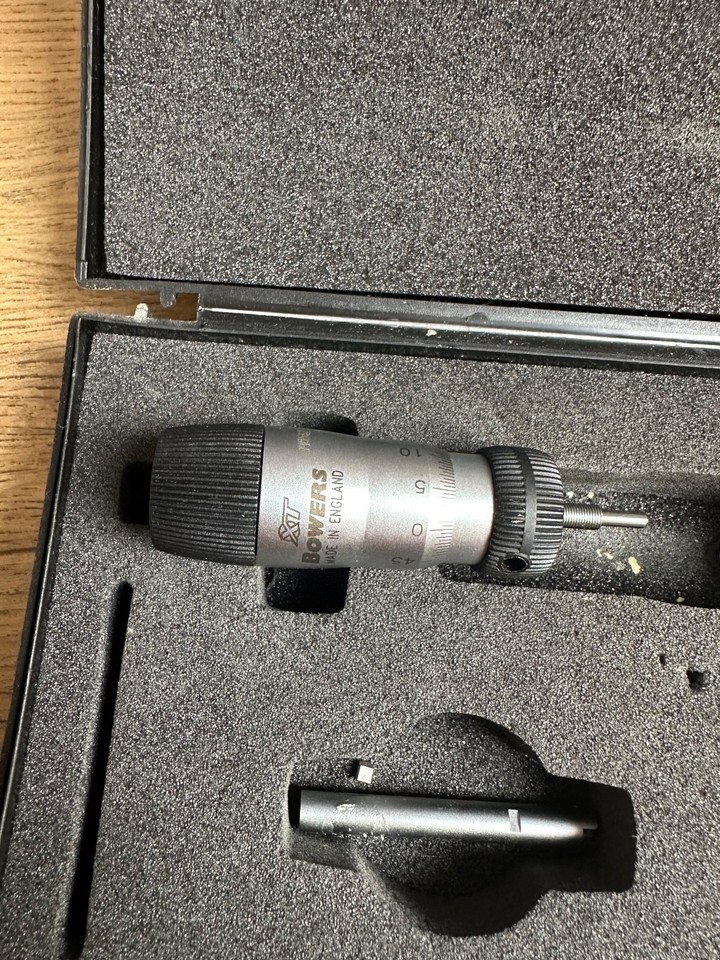 Bowers Bore Micrometer Barrel ONLY Head Ratchet XT With Box 8-10 mm ...
