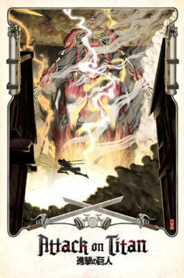 Attack on Titan Jason Raish Anime Movie Finale Poster Print Art 24x36 ...