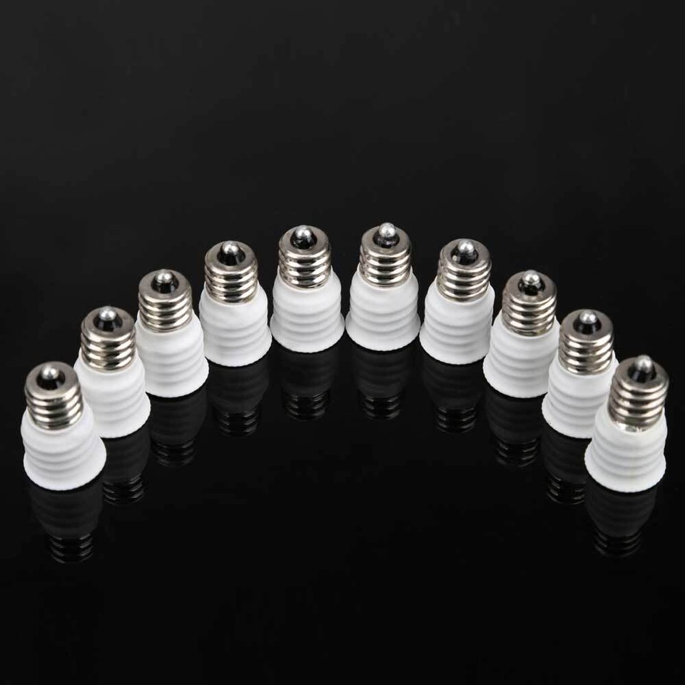 E12 To E14 Adapter Screw-in Lamp Socket Light Socket Converter for ...