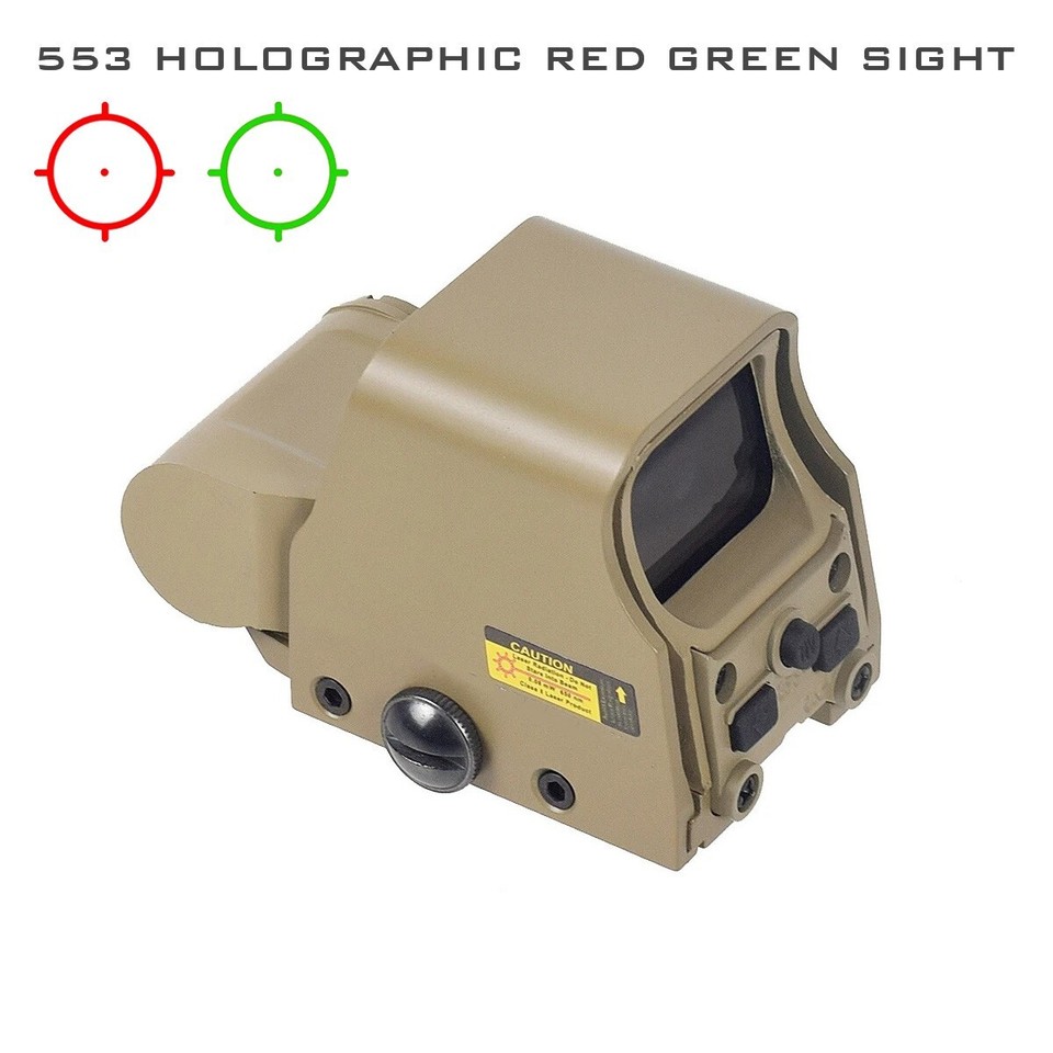 Tactical 552 553 Red Green Dot Holographic Reflex Sight Scope Hunting ...