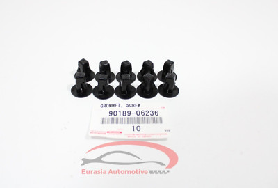 Genuine Toyota 2013-2022 Fender Liner Screw Grommet Set 9018906236 OEM ...
