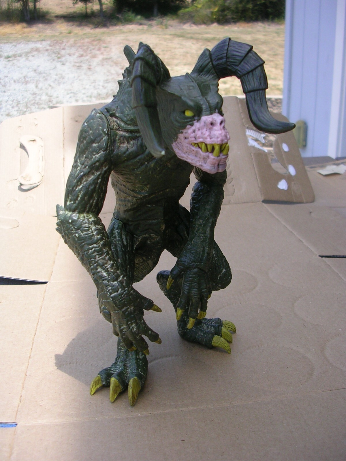 Fallout DEATHCLAW Build-a-Figure COMPLETE CUSTOM PAINTED - READ Leg Mod ...